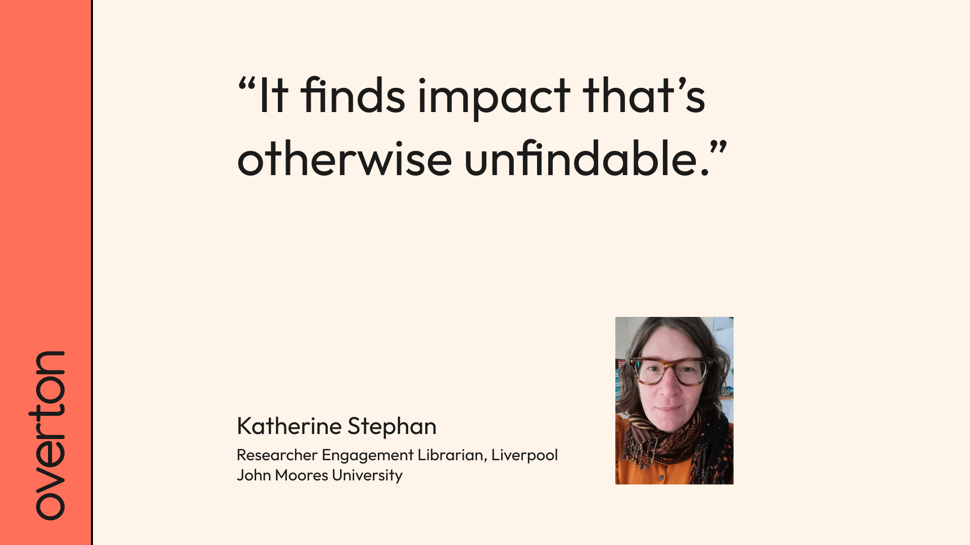 Using Overton for researcher engagement: Liverpool John Moores ...